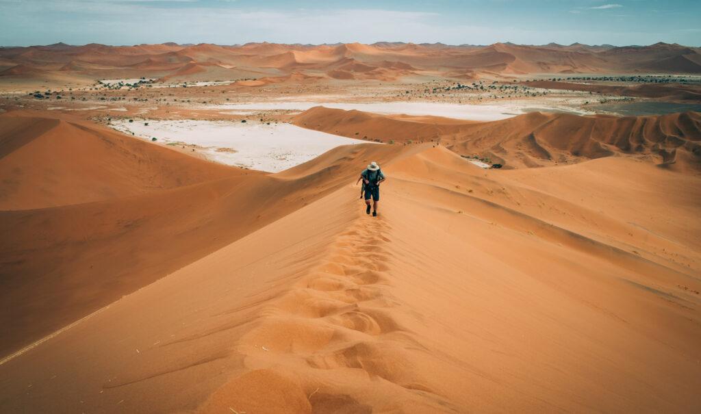 When is the best time to visit the Namib Desert?